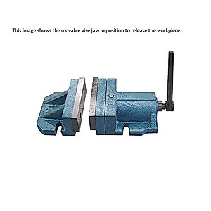 HHIP 3900-1726 2 Piece Quick Clamp Mill Vise, 6" Width x 3" Depth Jaw.375" Clamp (Pack of 1)