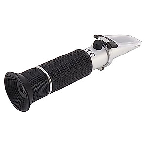 Brix Meter Refractometer Portable Aluminum Handheld Sugar Content Hydrometer for Various Applications