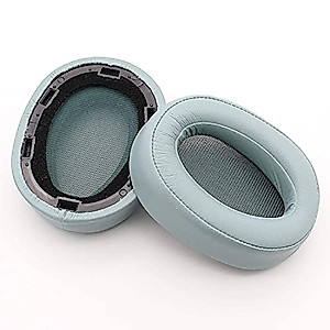 Replacement MDR-100ABN Earpads Ear Pads Protein Leather Ear Cushion Repair Parts Compatible with Sony WH-H900N MDR-100ABN Wireless Noise Canceling Over-Ear Headphones (Mint Green)