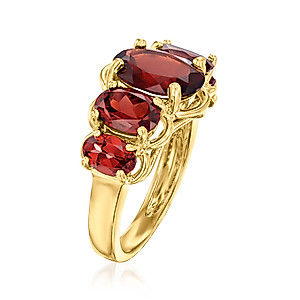 Ross-Simons 4.50 ct. t.w. Gemstone 5-Stone Ring in 18kt Gold Over Sterling