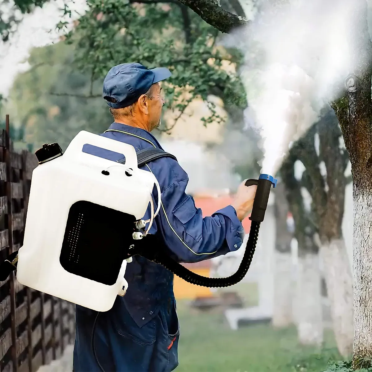 SYLVAN 2.0 HIGH Powered Corded ULV FOGGER Backpack Built-in HIGH Powered 1200w Electric Portable Cold Dual NOZZLES Sprayer