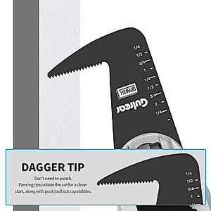 5 Pack Drywall Blade for Oscillating Tool, Oscillating Tool Drywall Jab Saw Blade Fit Fein Multimaster Porter Cable Bosch Ryobi Dewalt Milwaukee Rockwell Oscillating Tool Blades