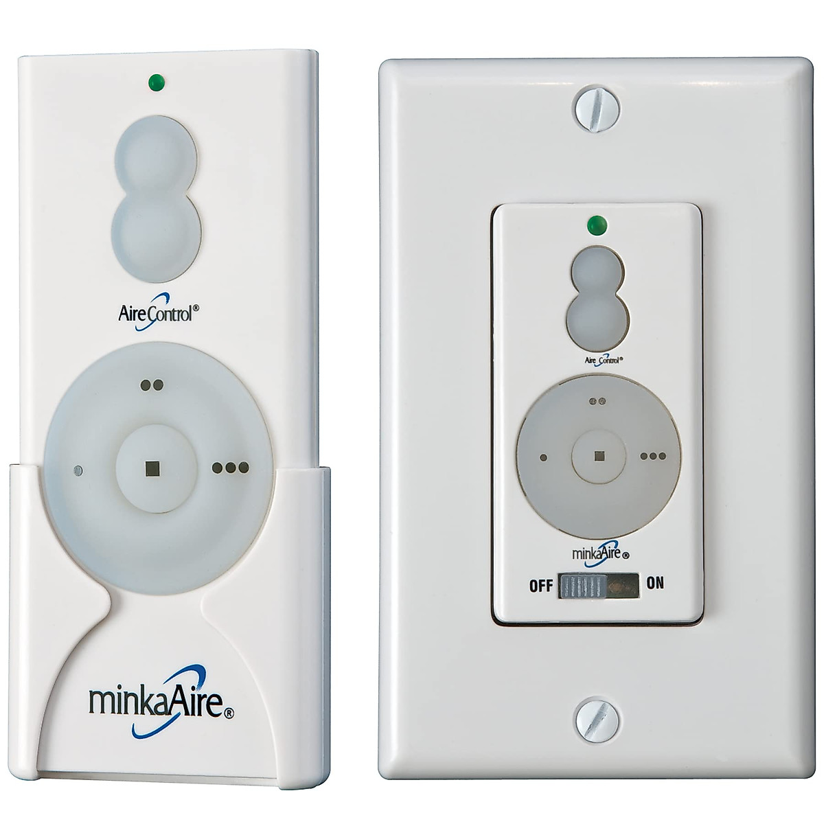 MINKA-AIRE F848-DK Light Wave 65" Ceiling Fan, Distressed Koa Finish with Remote and Additional Wall Control