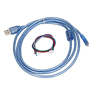 7in Serial Touch Screen, 800x480 Resolution 4 Wire Industrial LCD Screen MCU Control Multifunctional with 2 USB2.0 Ports for DIY Electronic Equipment