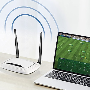 Bingfu Dual Band WiFi Antenna 2.4GHz 5GHz 5.8GHz 3dBi RP-SMA Male Antenna Replacement (2-Pack) for WiFi Router Wireless Network Card USB Adapter Security IP Camera Video Surveillance Monitor