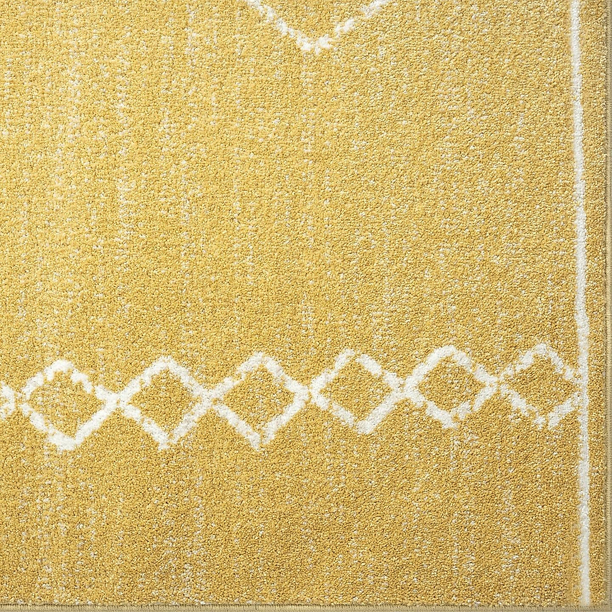 LUXE WEAVERS Daphnes Yellow 9x12 Boho Moroccan Geometric Area Rug 2735