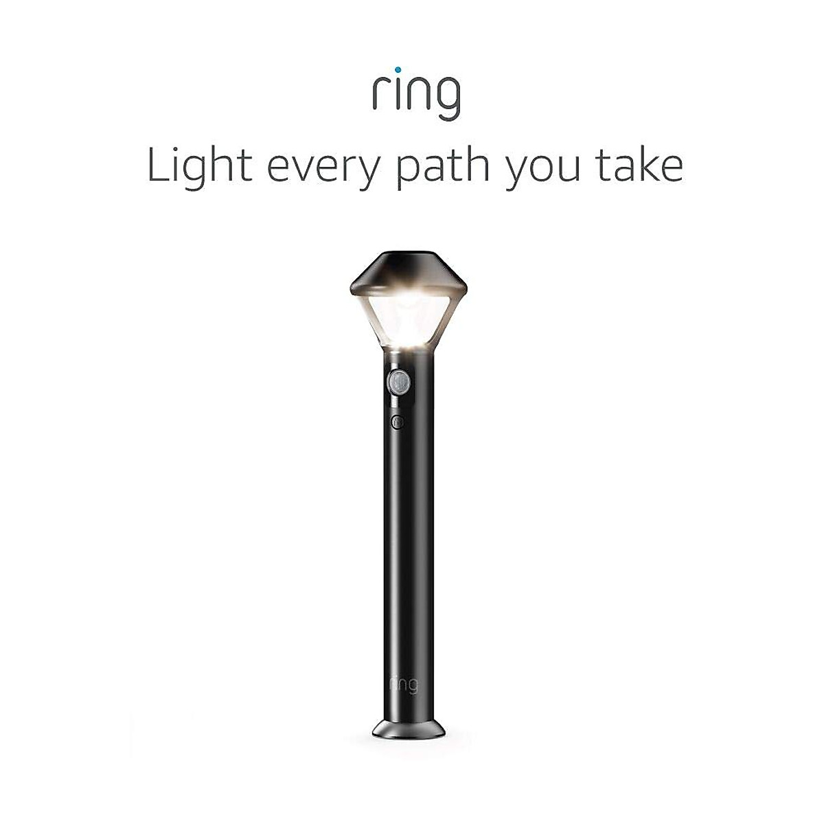 Ring Smart Lighting – Pathlight, Battery-Powered, Outdoor Motion-Sensor Security Light, Black (Bridge required)