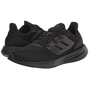 adidas Women's Pureboost 22 Running Shoe, Black/Black/Carbon, 8
