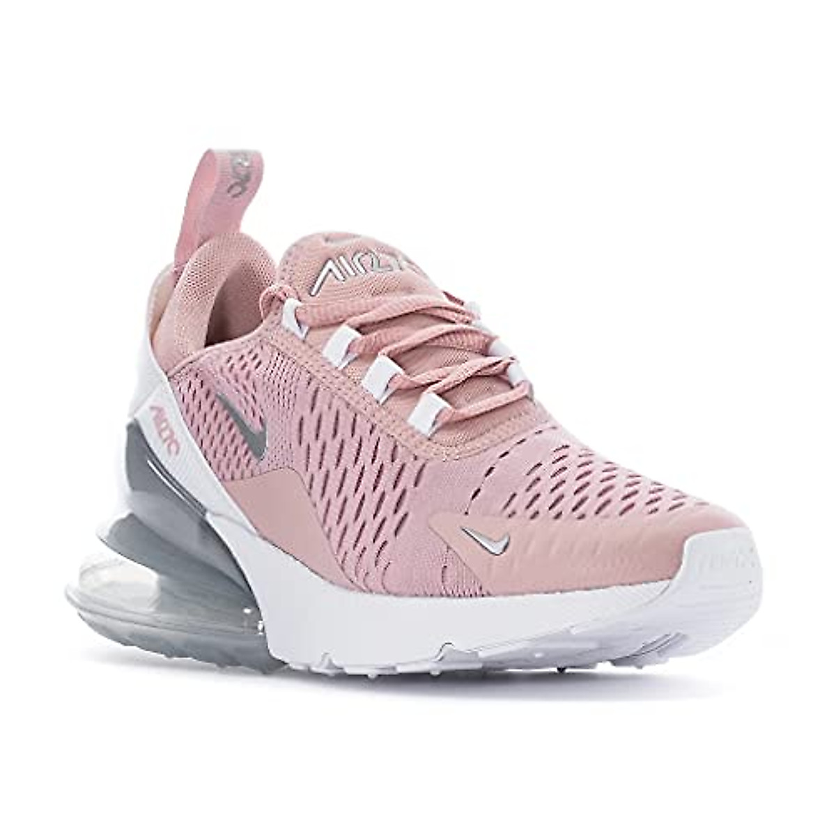 Nike Air Max 270 Pink Oxford/Metallic Silver/White 9.5 B (M)