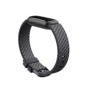 Fitbit Luxe Woven Accessory Band in Slate, Official Product, Large