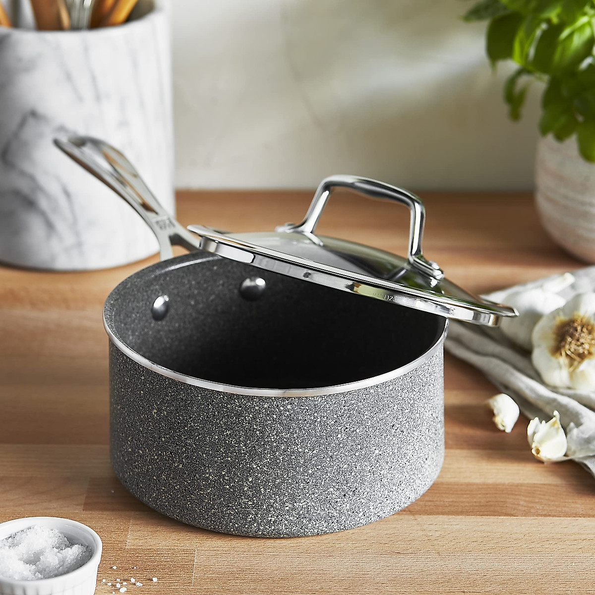 ZWILLING Vitale 2-qt Nonstick Saucepan, Aluminum, Scratch Resistant, Made in Italy