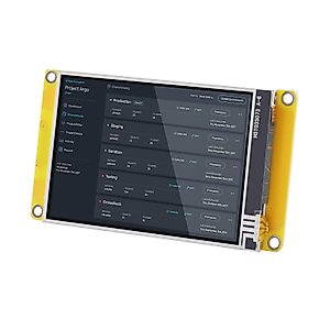 Nextion 3.5″ HMI Display Discovery Series NX4832F035 Resistive LCD-TFT Touch Screen 480×320, Nextion Display with Free Nextion Editor Software, Suitable for Medical Device, Racing Dashboard, etc.