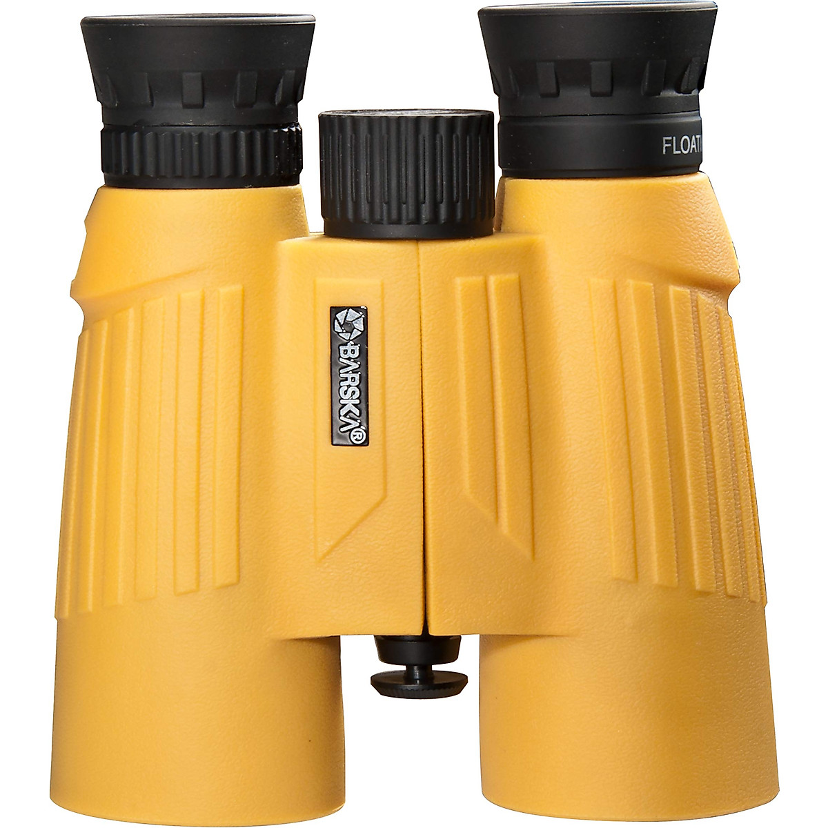 BARSKA 10x30 WP Floatmaster Binoculars (Blue Lens, Yellow) (AB11092)
