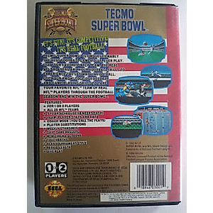 Tecmo Super Bowl - Sega Genesis