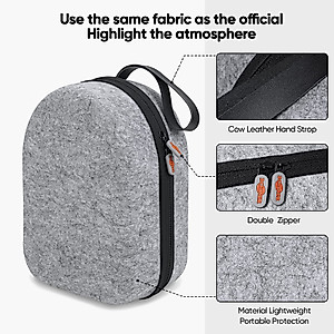 BCHINER Design Carrying Case for Travel and Home Storage Oculus Quest 2 Basic and Official Elite Version VR Gaming Headset and Touch Controllers Accessories