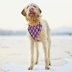 ABOOFAN 4th of July 4th of July pet Headband Holiday Dog Bandana Patriotic pet Costume Pet Costume Anmerican