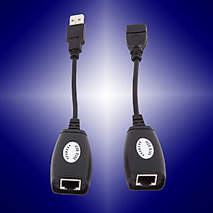 USB to RJ45 Adapter,USB 2.0 to RJ45 Ethernet Extension Extender Network Adapter Cable Wired LAN Ideal for Use with USB Cameras, Printers, Web Cameras, Keyboard, Extensions