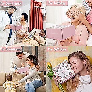 CIYOVNRIT Get Well Soon Gifts for Women, Self Care Gifts Recovery Gifts for Mom Friends, SPA Relaxing Gift Basket for Women Care Package, Birthday Gifts Feel Better Gift Thinking of You Gift