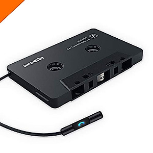 Arsvita Car Audio Bluetooth Cassette Receiver , Tape Player Bluetooth 5.0 Cassette Aux Adapter