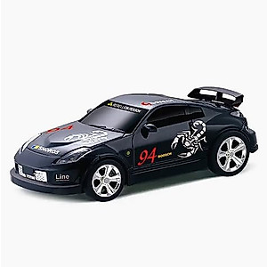 Mini RC 1:58 Scale Small Pocket Portable Micro Racing Car Can Miniature Coke Can Upgraded 2.4G Wireless Radio Remote Control for Multi-Users (Qty. 1 = 1 Can) (Random-Color)
