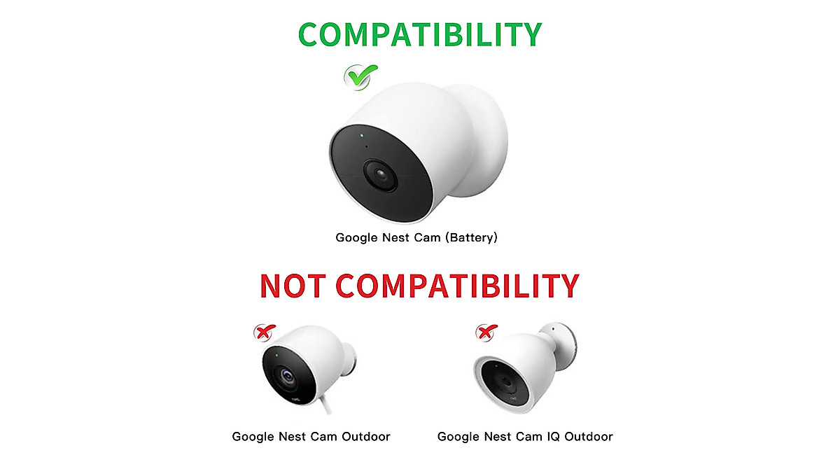 Nest Cam Power Adapter: 16.4ft Weatherproof Power Cable