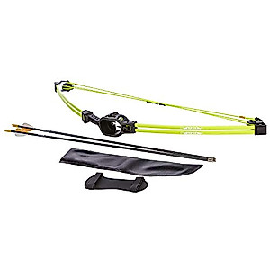 Bear Archery Spark Youth Bow Set, Ambidextrous, Flo Green