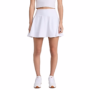 Beyond Yoga Women's Spacedye Hot Shot Circle Skirt, Cloud White, S