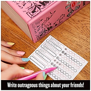 Mean Girls Burn Book Party Card Game Family Board Game Based on The Comedy Movie, for Adults and Teens Ages 14 and up