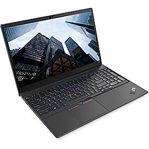 Lenovo ThinkPad E15 Gen2 Business Laptop, 15.6" Full HD Touchscreen, Intel Core i7-1165G7 Processor, 32GB RAM, 1TB SSD, Backlit Keyboard, Wi-Fi 6, Fingerprint Reader, Windows 11 Professional, Black