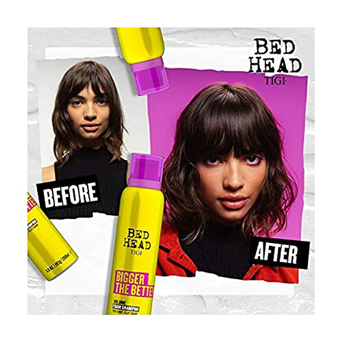 TIGI Bed Head Bigger The Better Volume Foam Shampoo for Fine Hair 6.8 oz