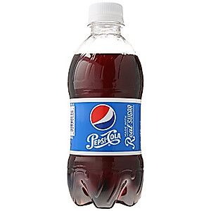 Pepsi Made with Real Sugar Bottles (8 Count, 12 Fl Oz Each)