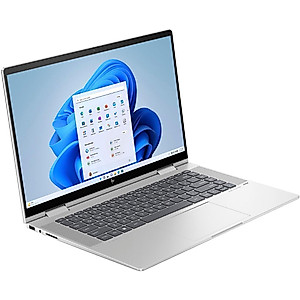 HP Envy X360 15 2-in-1 Laptop 15.6" FHD IPS Touchscreen 13th Gen Intel 10-Core i7-1355U 16GB RAM 512GB SSD Intel Iris Xe Graphics Backlit Thunderbolt USB-C HDMI B&O Win11 Silver + HDMI Cable