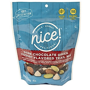 Nice Dark Chocolate Greek Yogurt Flavored Trail Mix 7 oz (Pack pf 2)