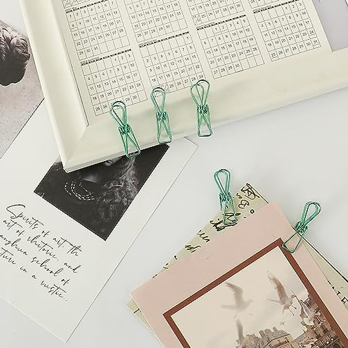 10PCs/Box Hollowed Out Design Metal Binder Clip Long Tail Clips Office Hand Book Folder Paper Organizer Stationery Fish Clip (Color : 10pcs)