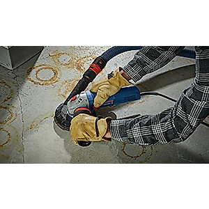 BOSCH GWS10-450 4-1/2 In. Ergonomic Angle Grinder with Slide Switch, Black