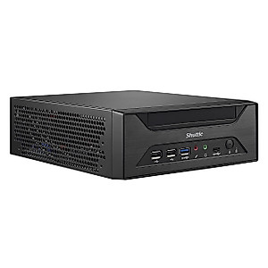 Shuttle XPC Slim XH610 Barebone PC Intel H610 Support 12th/13th Gen 65W Alder Lake/Raptor Lake LGA1700 CPU No Ram No HDD/SSD No CPU No OS