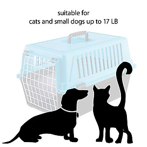 Ferplast Atlas 20 Cat and Dog Carrier, Blue