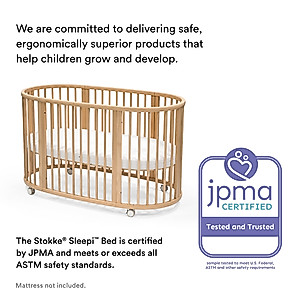 Stokke Sleepi Fitted Sheet by Pehr, Life Aquatic - Soft Sheets for Stokke Sleepi Crib/Bed - Available in Playful Patterns - 100% Cotton Percale