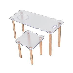 Wood Small Animals Stand Platform Natural Toy Cage Accessories For Hamster Squirrels Gerbil Chinchilla Parrots & Pet Hamster Platform For Cage