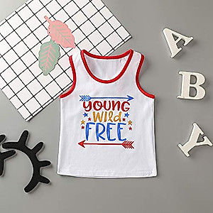 2pcs Baby Girl Holidat Summer Outfit Set,Young Wild Free Vest Tops+ Tassels Short Pants (White Blue, 2-3Y)