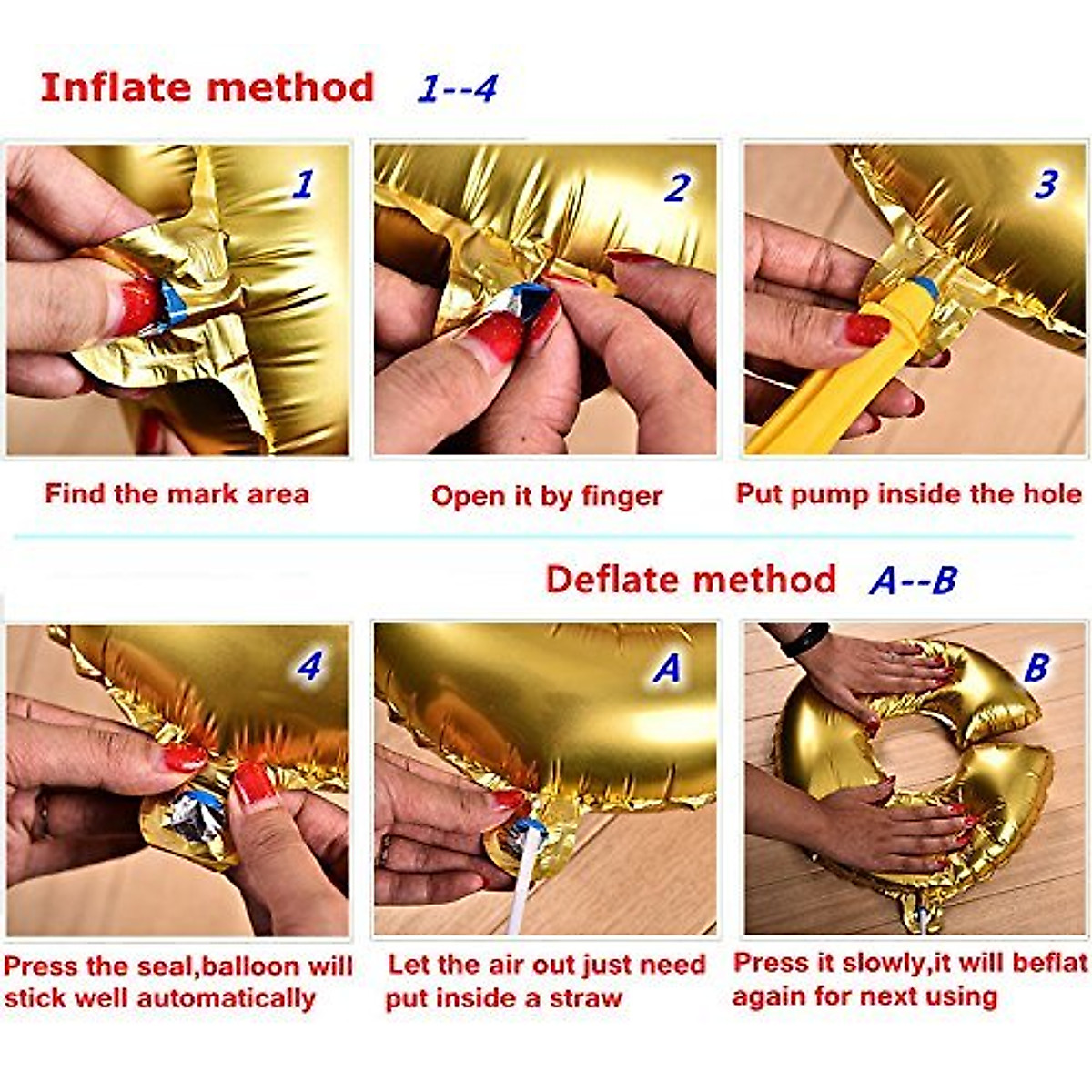 Large Red LOVE Foil Balloons Banner,42 Inch Mylar Foil Letters Balloons Reusable Ecofriendly Material for Wedding Bridal Shower Anniversary Engagement Party Decorations Supplies