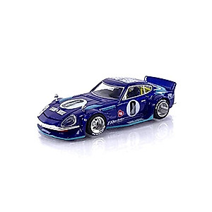 Datsun Fairlady Z S30Z Wide Spec (Blue) (by Jun Imai) Kaido House 1/64 Diecast Model Car True Scale Miniatures KHMG024