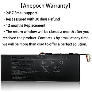 Anepoch PA5209U-1BRS Laptop battery Replacement for Toshiba Satellite L10-B003 L10W-C L10W-B L10T L10W L15W-B L15W-B1208X L15W-B1302 L15W-B1310 Radius 11 L10W-C P000627450 P000627450 7.2V 28Wh 3684mAh