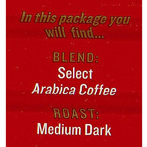 French Market French Roast Medium-Dark Roast Ground Coffee, 12oz Can (Pack of 1)