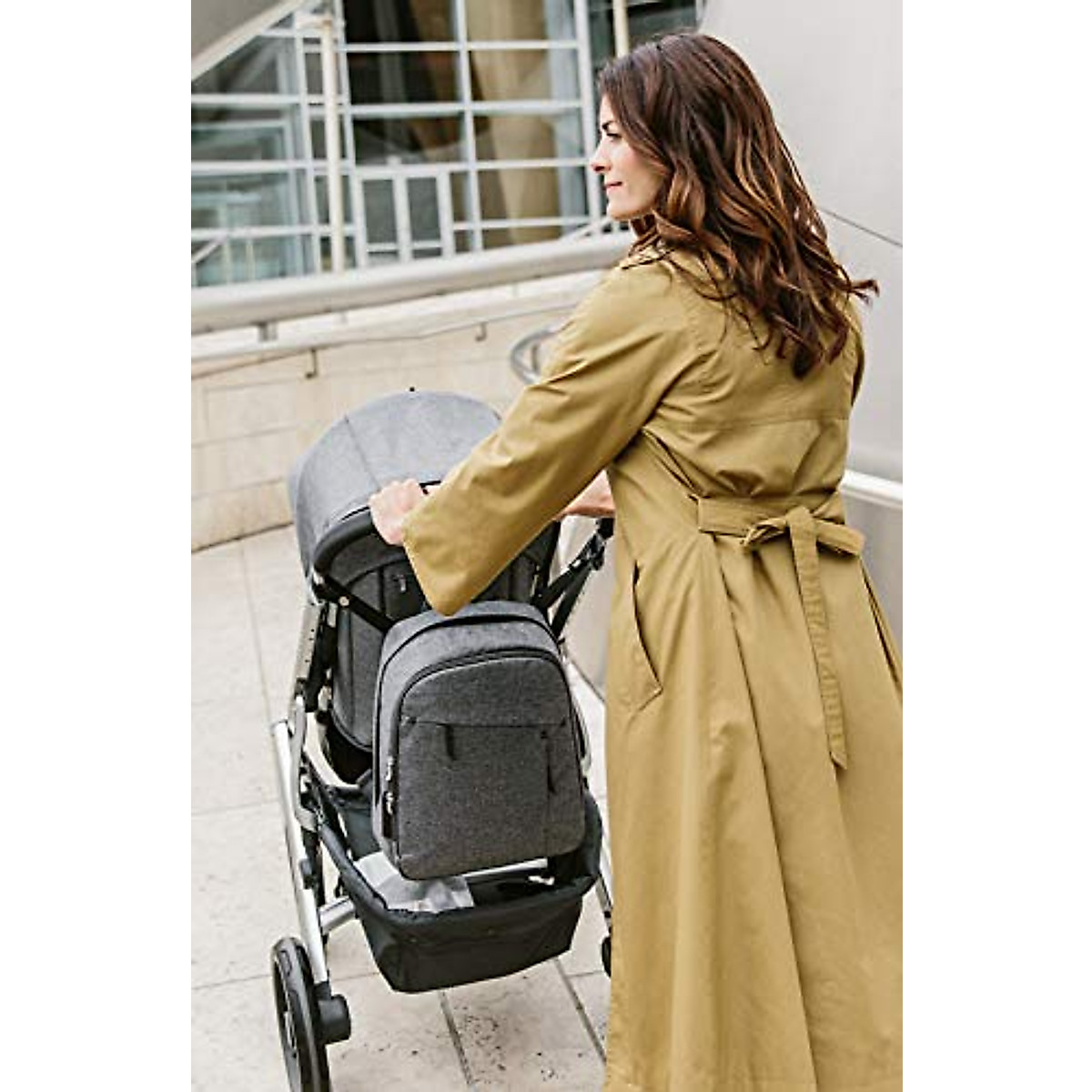 UPPAbaby Changing Backpack - JAKE (black/black leather)