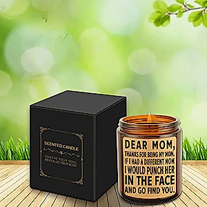 Gifts for Mom from Daughter, Son - Mom Gifts - Birthday Gifts for Mom - Funny Mother's Day Gifts, Thanksgiving Gifts, Christmas Gifts for Mom - LUOYUO Lavender Scented Candles