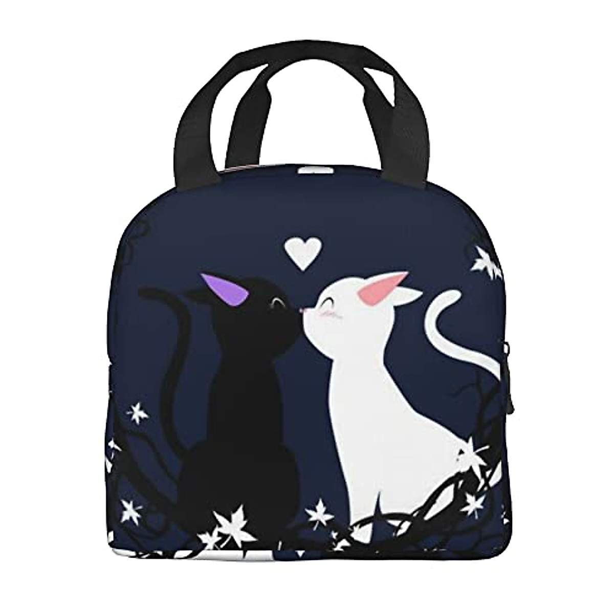 GOERTPO Cute Insulated Lunch Box Large Capacity Lunch Bag Reusable Bento Boxs Durable Portable Heat Cold Lunch Tote Bags