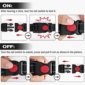 Joytale Martingale Collar for Dogs, Reflective Heavy Duty Dog Collar for Safety, Quick Release Buckle, Adjustable Nylon Collars for Medium Dogs Walking Training, Black, M