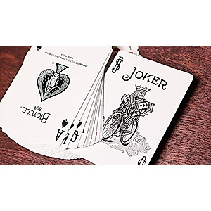 Bicycle Orange Rider Back Playing Cards Poker Size Deck USPCC