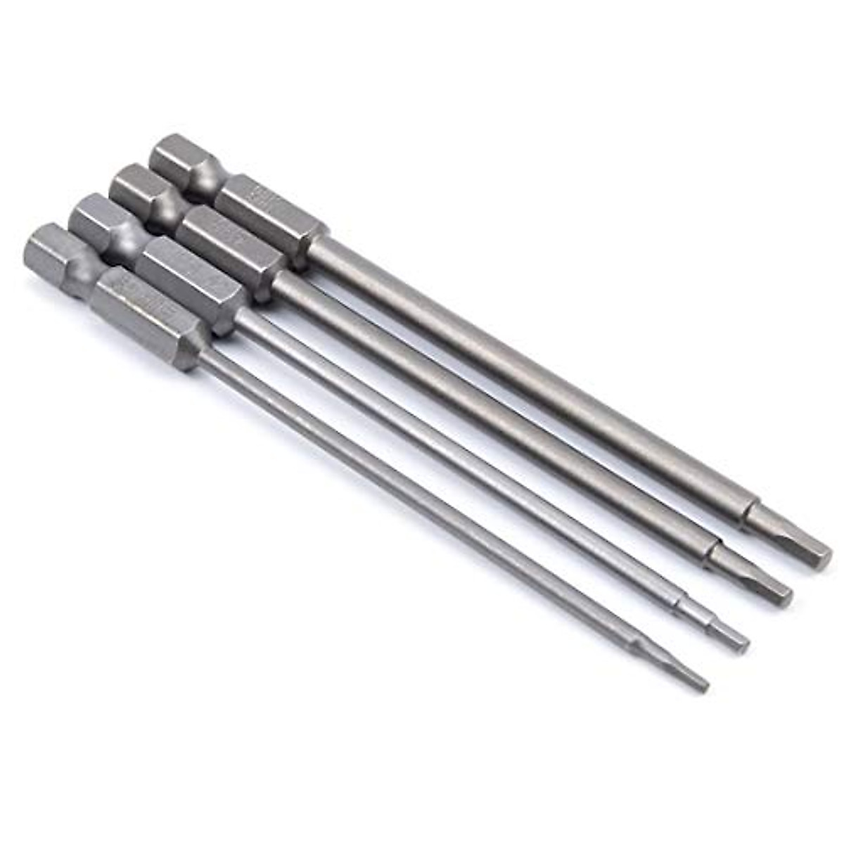 Readytosky RC Hex Bit 1.5 2.0 2.5 3.0mm Hex Head Allen Wrench Drill Bit Set for Screwdrivers Electric Screwgun/Power Drill